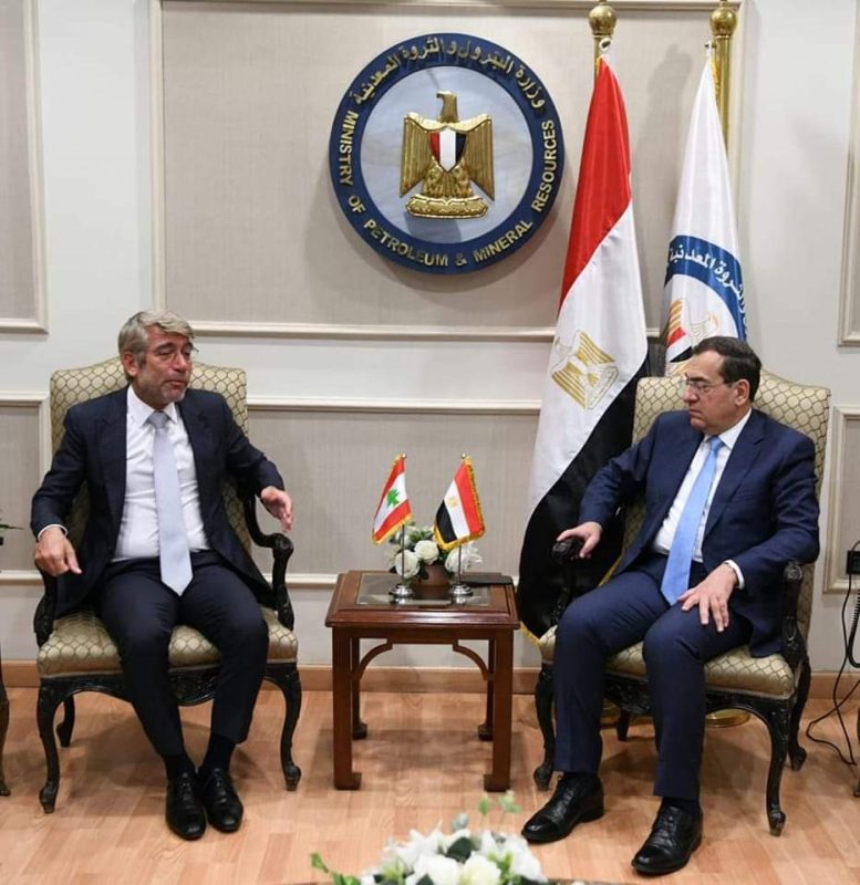 وزير البتروليستقبل الدكتور وليد فياض وزير الطاقة والمياه اللبناني